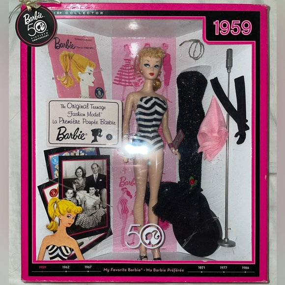 Mattel | Other | Nib Barbie 959 Reproduction 5th Anniversary | Poshmark
